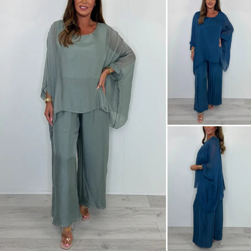 Early summer new ultra-thin women's elegant casual chiffon top and ...
